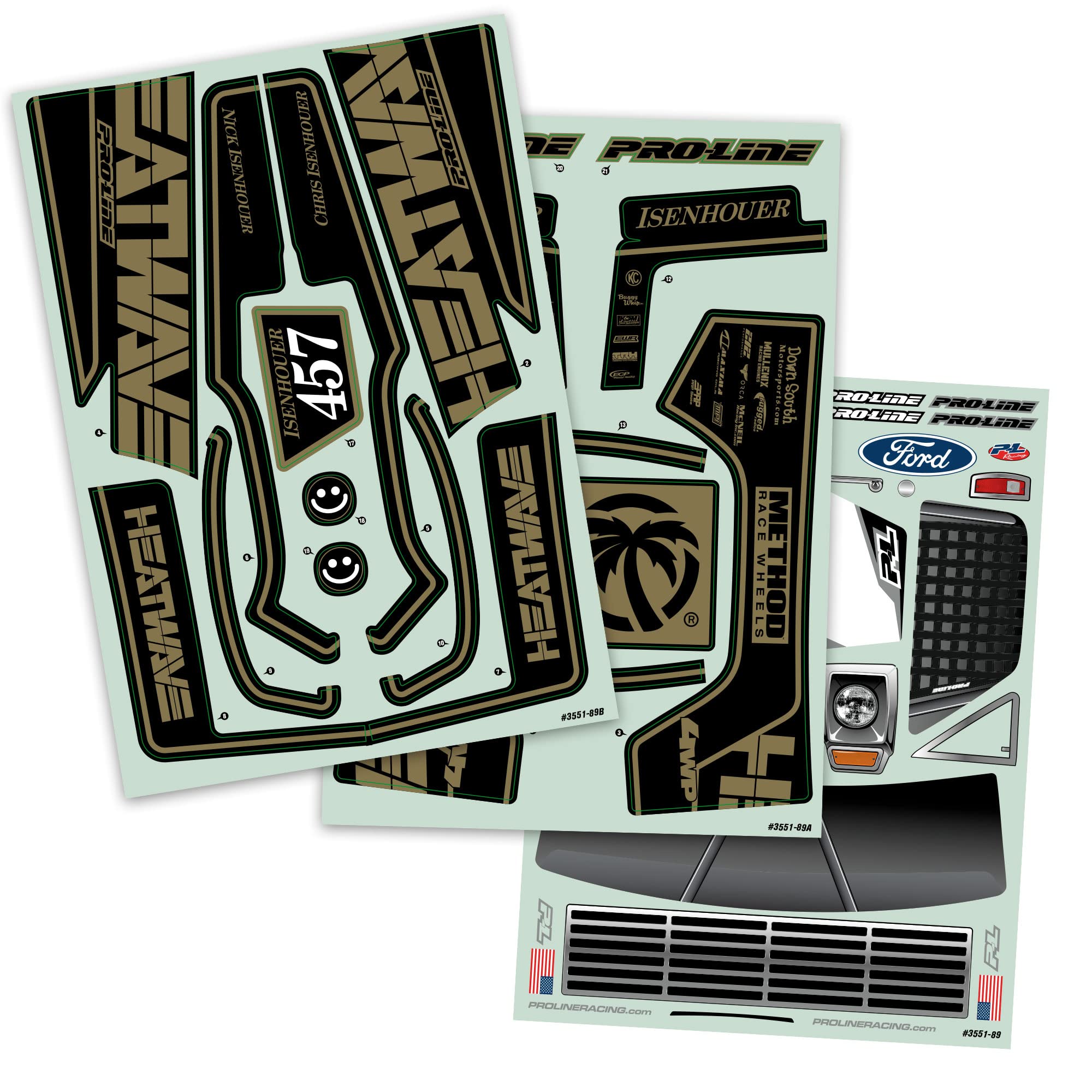 Pro-line Racing Pre-Cut 1967 Ford F-100 Black Body For SC PRO355118 Car ...