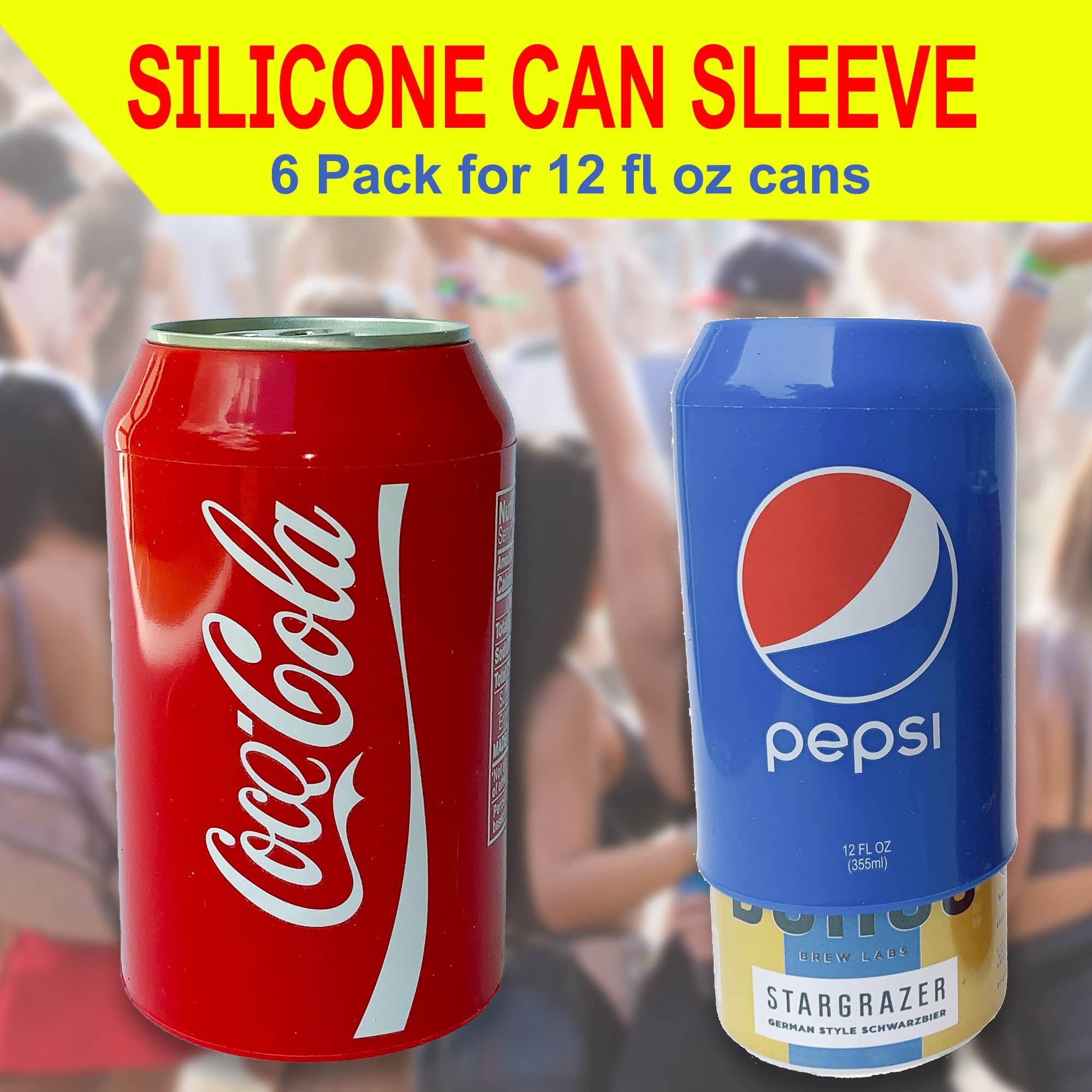 Mua Beer Can Covers, Beer Sleeve with Easy On & Off Design - Perfect ...