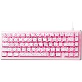 Amazon.com: XVX M67 Topographic Wired Gaming Keyboard with IMD Tech ...