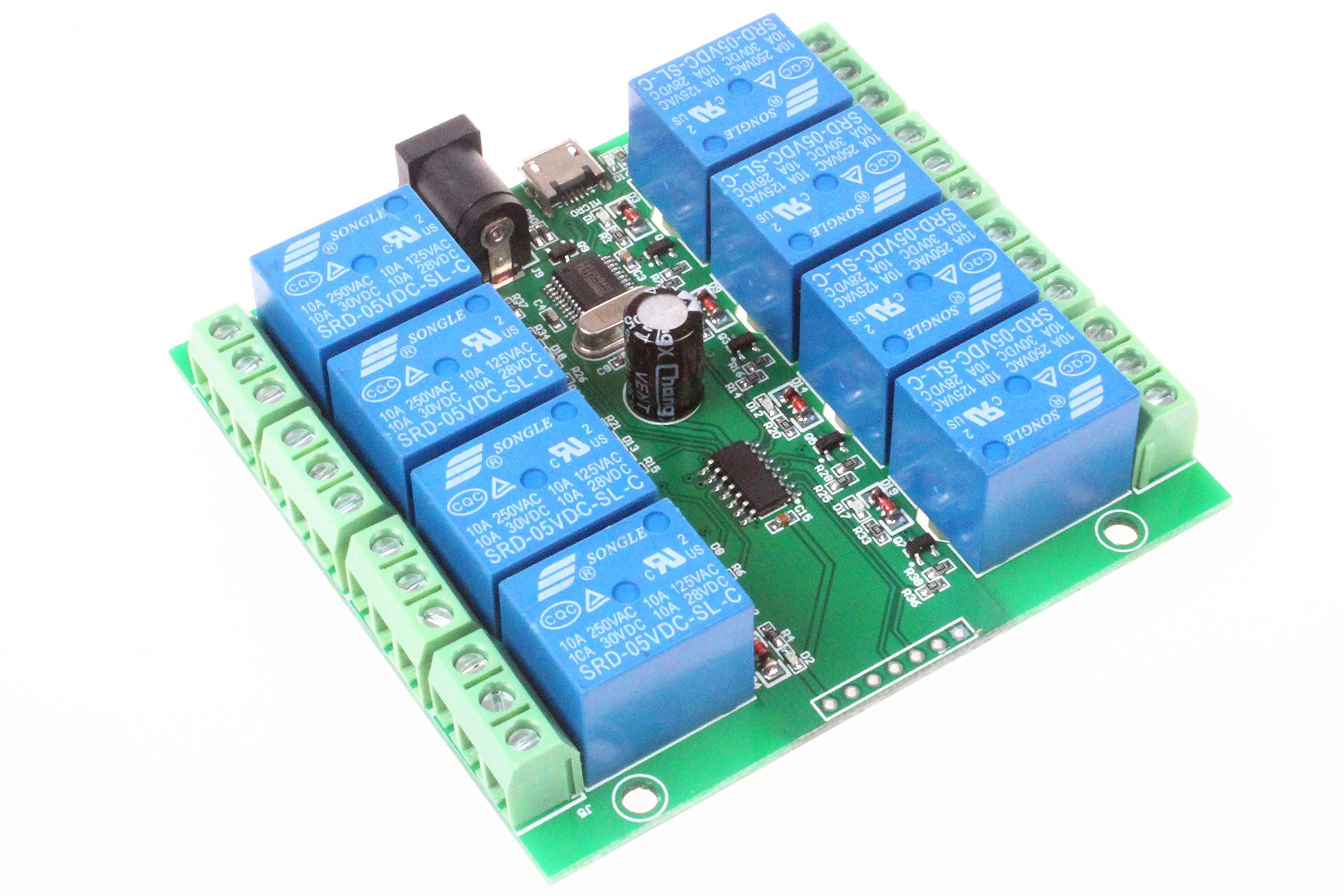 Mua NOYITO 8-Channel Micro USB Relay Module USB Smart Control Switch ...