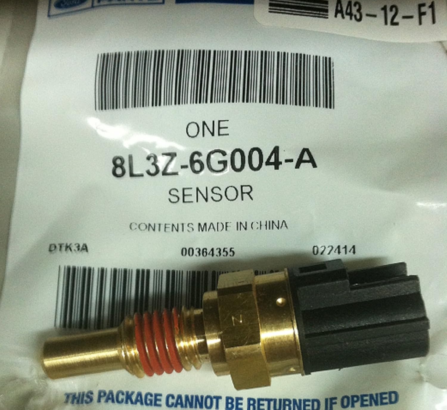 Ford 8L3Z-6G004-A, Engine Cylinder Head Temperature Sensor: Amazon.com ...