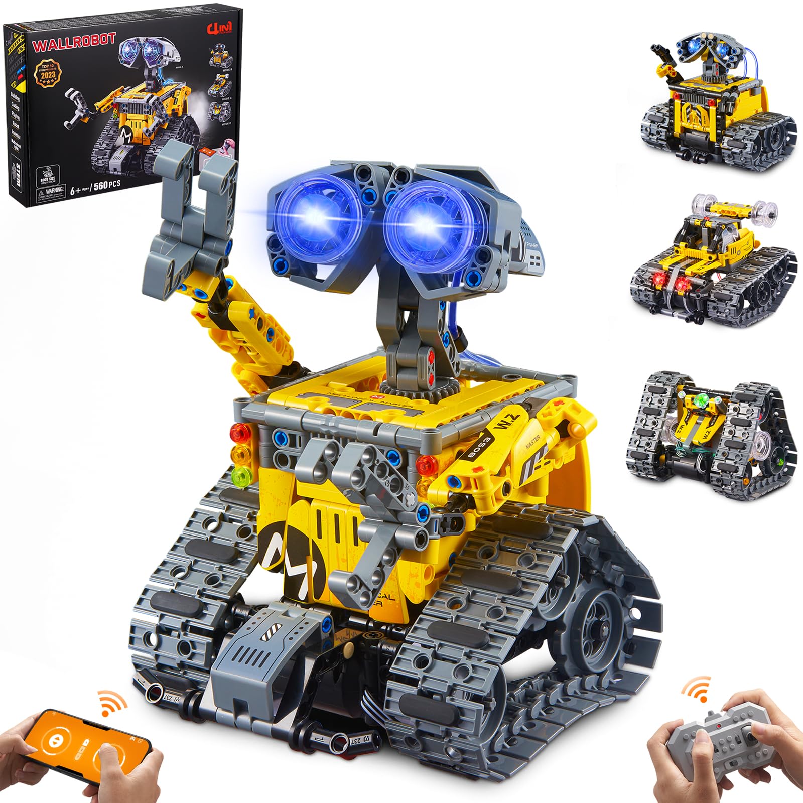 Mua AoHu STEM Robot Building Toys, 4in1 Remote & APP Controlled Wall ...