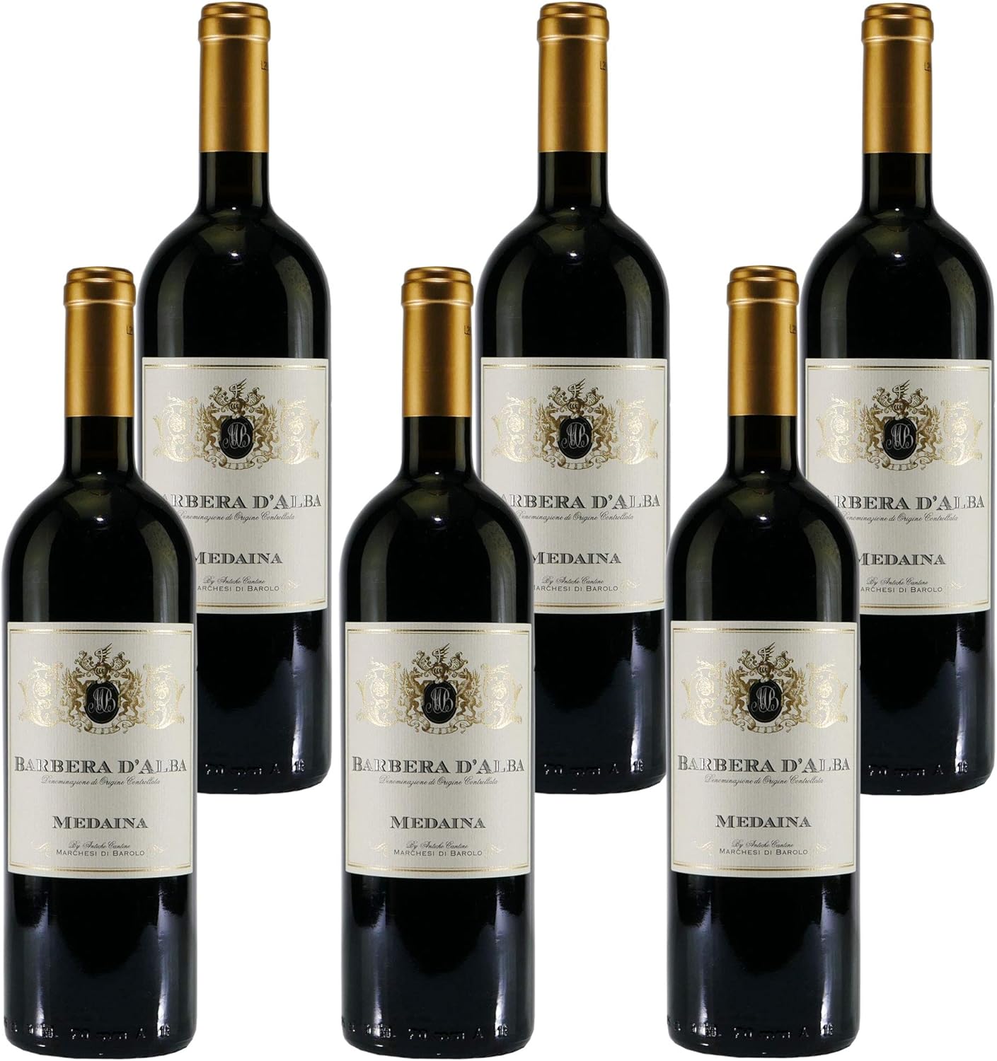 Medaina Barbera d'Alba DOC Italienischer Rotwein (6 x 0,75L): Amazon.de ...