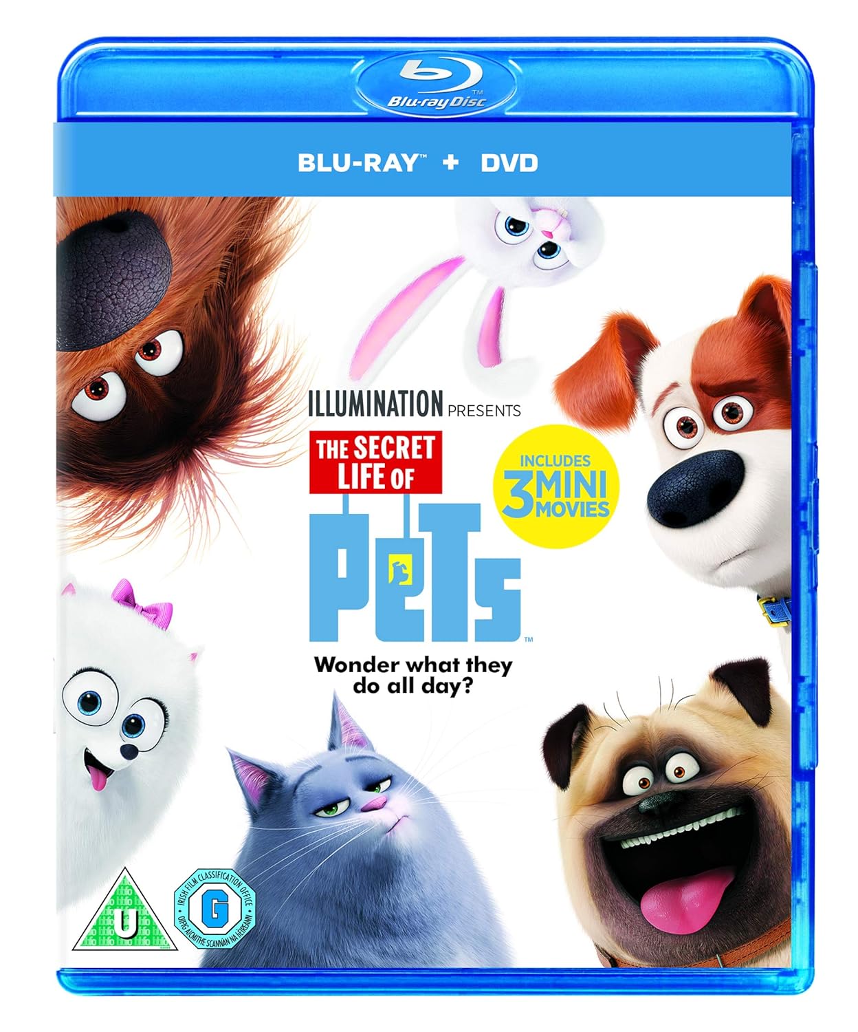 Amazon.com: The Secret Life Of Pets (Blu-ray + DVD + Digital Download ...