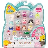 Amazon.com: Squish-a-longs 25 Pack - Series 1 - (25) 1” Mini-Squish ...