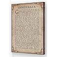 Amazon.com: Wallpicss Desiderata Poem Framed Wall Art Canvas Painting ...