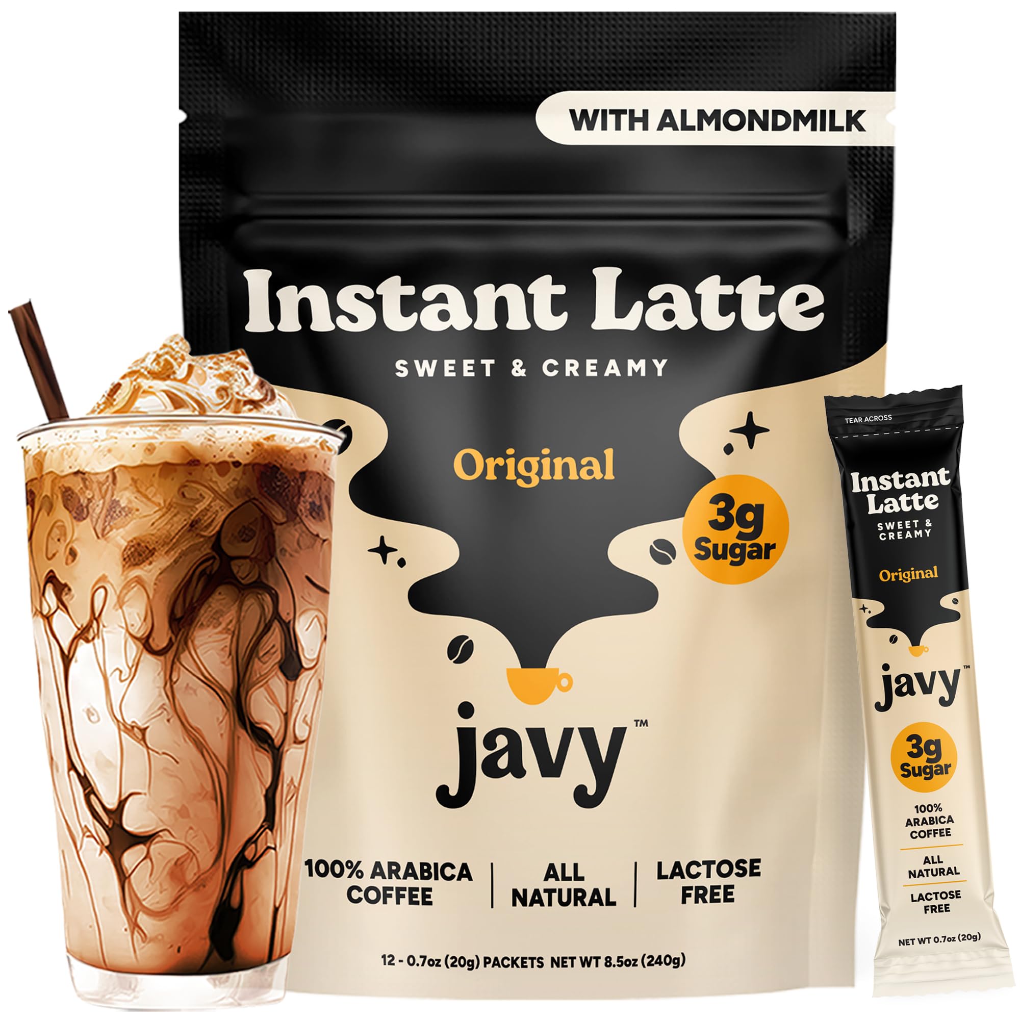 Mua Javy Instant Latte - Instant Coffee Packets - 100% Arabica Coffee ...
