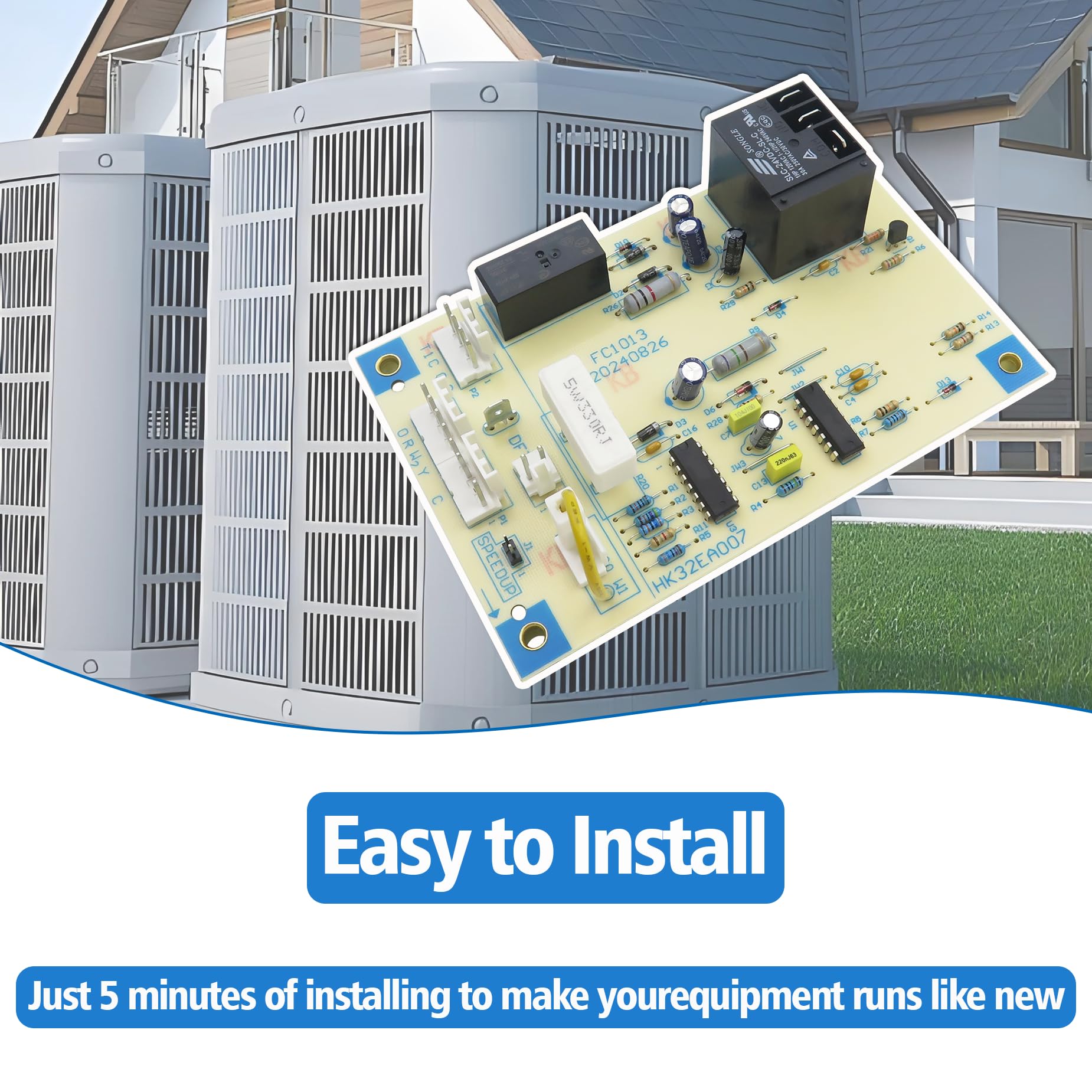 Upgraded HK32EA007 HK32EA001 Defrost Timer Control Board,For Carrier ...