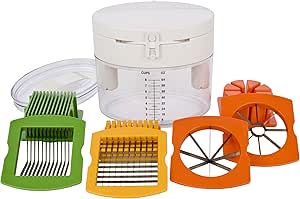 Amazon.com: MIU France Fruit And Vegetable Chopper/Slicer/Wedger, White ...