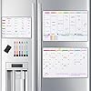 POPRUN Magnetic Weekly Calendar for Fridge, Schedule Boards, Dry Erase ...