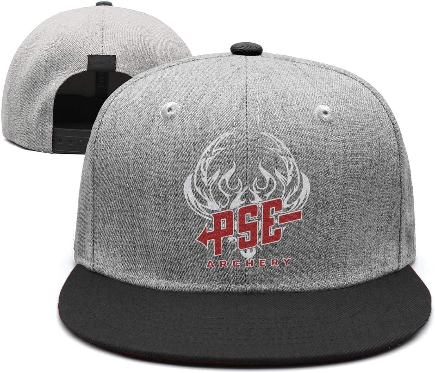 Pse-Archery-Logo- Unisex Boys Camo Flat-Brimmed Hat Fit Rock Cap ...