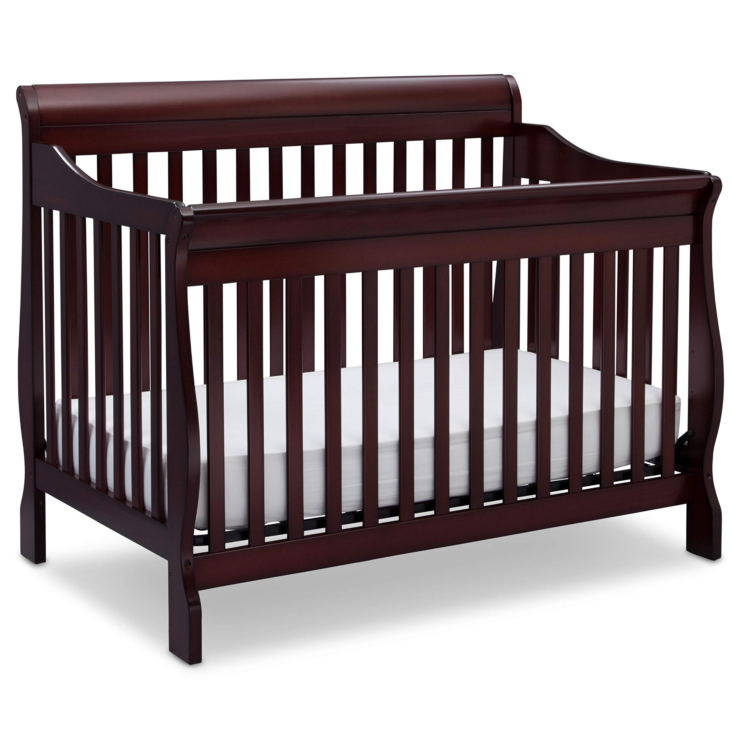 Delta Children Canton 4 in 1 Convertible Crib Easy To Assemble Espresso Cherry Buy Online In 