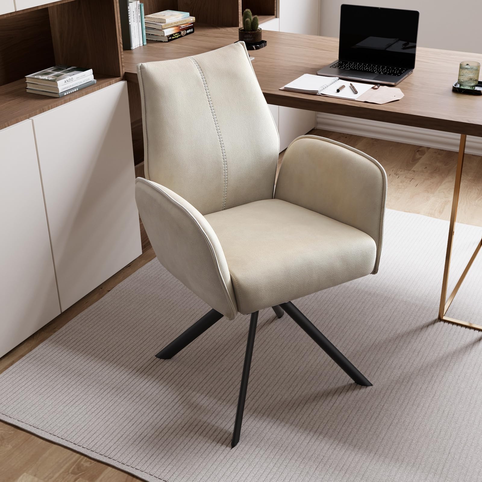 Mua jiexi Modern Desk Chair no Wheel, Ergonomic Office Chair Home ...