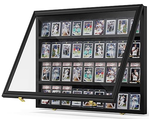 Mlikero Baseball Card Display Case, 36 Graded Card Display Frame ...