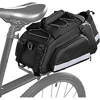 Lixada Bike Rear Pannier Bag,Insulated Trunk Cooler Bags Cycling ...