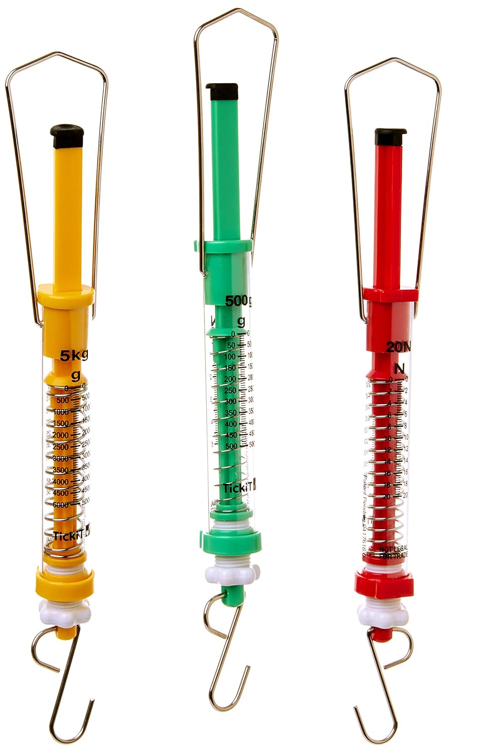 Science2Education MAG3453 Push Pull Spring Balance Set, Assorted ...