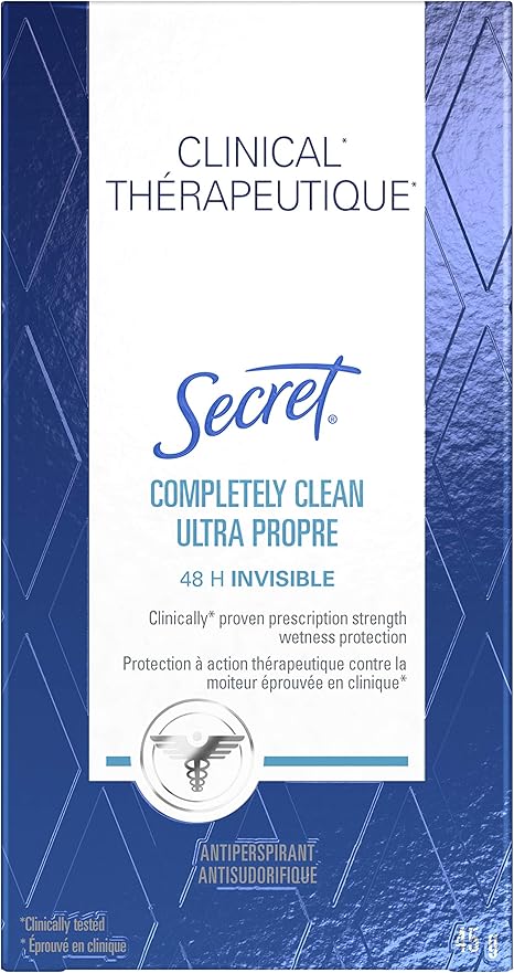 Secret Clinical Antiperspirant and Deodorant Invisible Solid ...