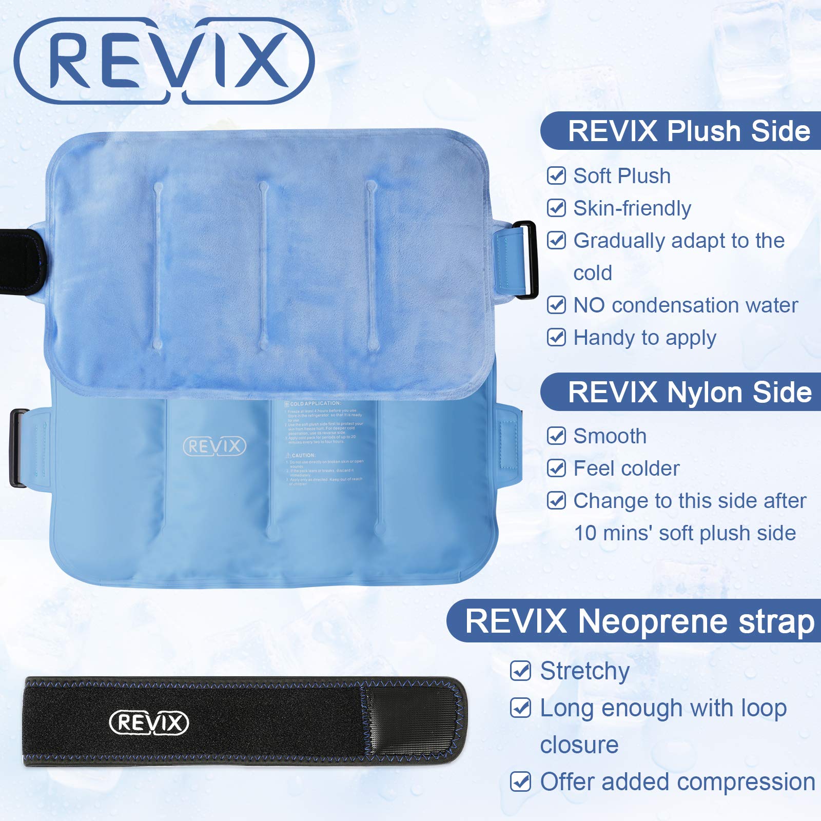 Mua REVIX Gel Ice Pack for Back Injuries and Pain Relief (16"X9") Soft ...