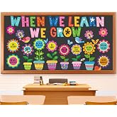 Amazon.com: ZOIIWA Spring Themed Flowers Bulletin Board Set Decorations ...