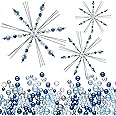 Amazon.com: 24 Pieces Wire Snowflake Forms Assorted Metal Snowflake ...