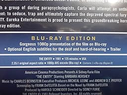 The Entity [1982] [DVD]: Amazon.co.uk: Barbara Hershey, Ron Silver ...