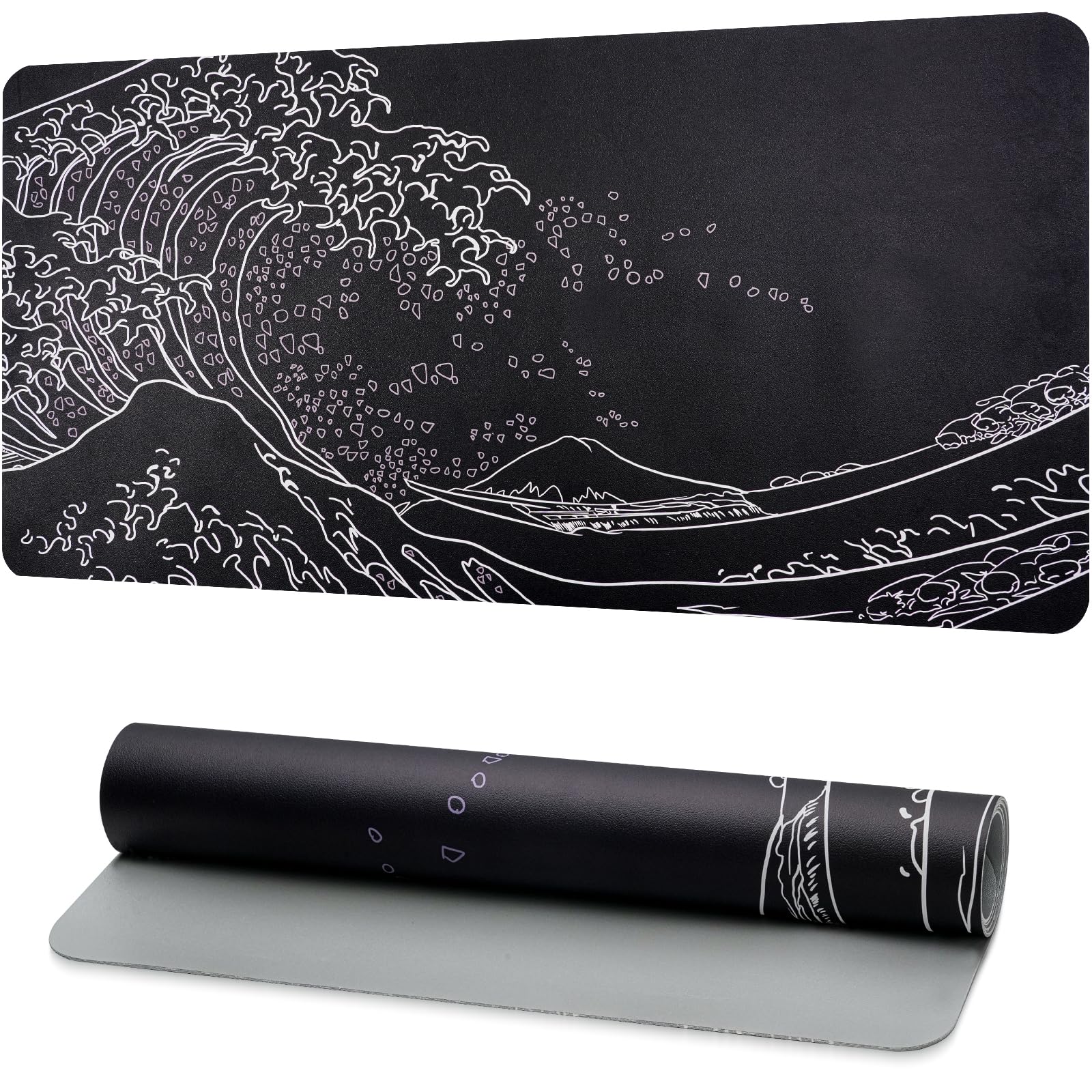 Laokiiy Desk Mat, Desk Pad Dual Sided Desktop Mat for Office and Home ...