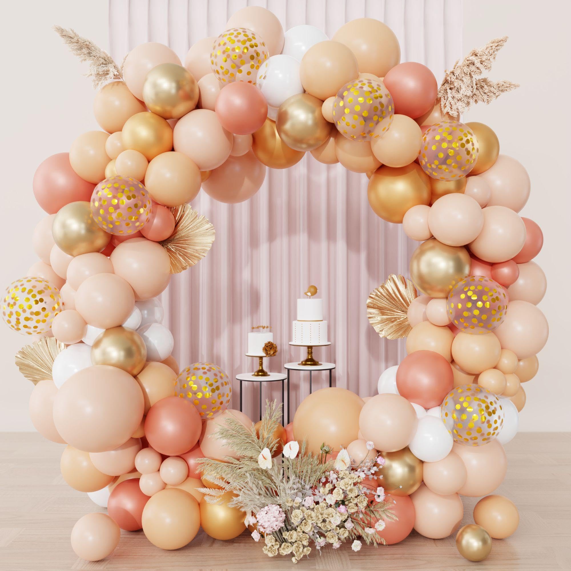 Ouddy Party Blush Balloons Arch Garland Kit, Different Sizes 12 10 ...