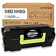 Amazon.com: LinkDocs 58D1H00 High Yield Toner Cartridge Replacement for ...