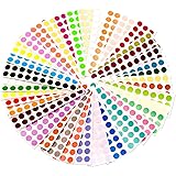 Amazon.com : ChromaLabel 1/4 inch Fluorescent Color-Code Dot Label Kit ...