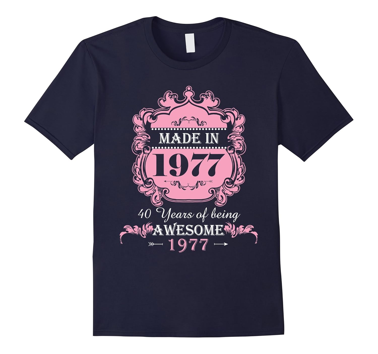 Made In 1977 T Shirt- 40 Years Old 40th Birthday Gift-Art – Artvinatee