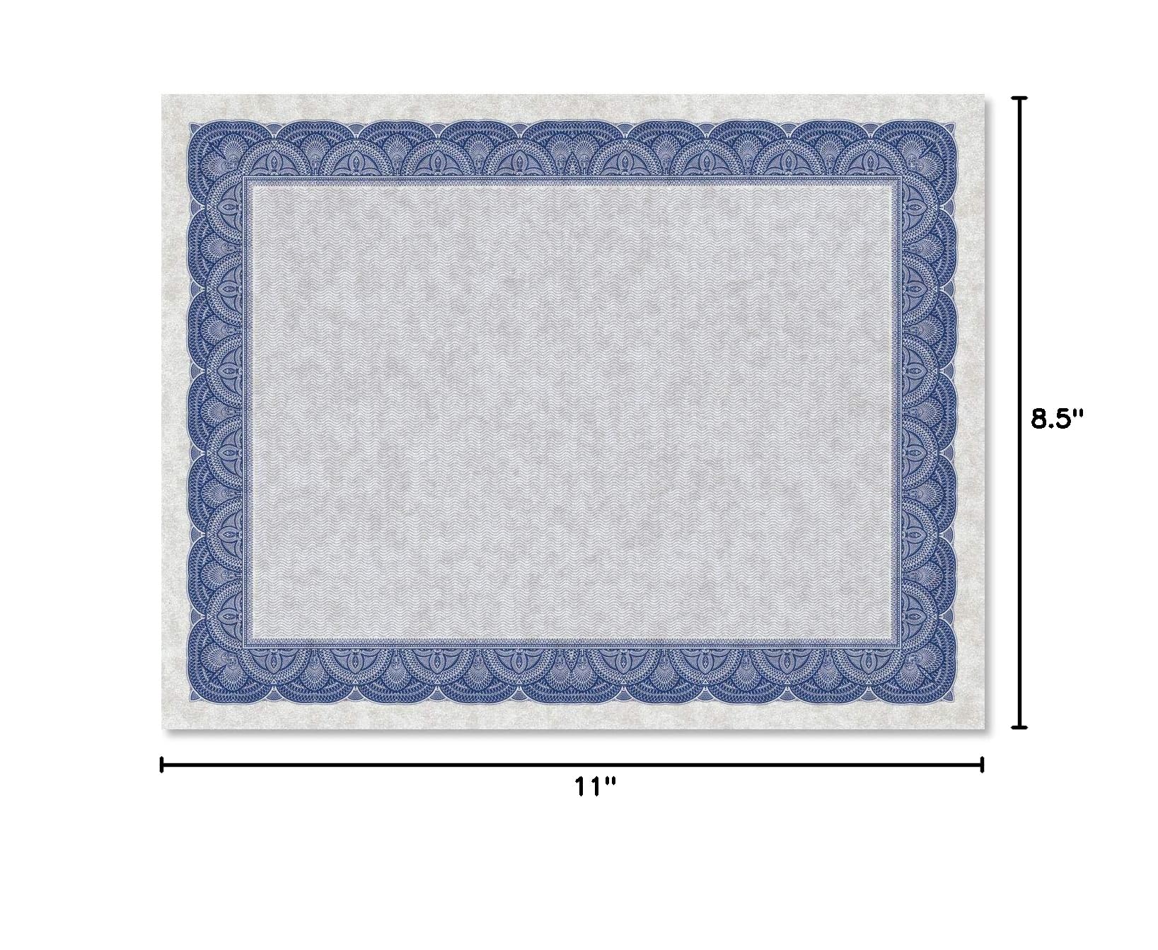 Mua PaperDirect Stratton Gray Standard Certificate Paper, Blue Border ...