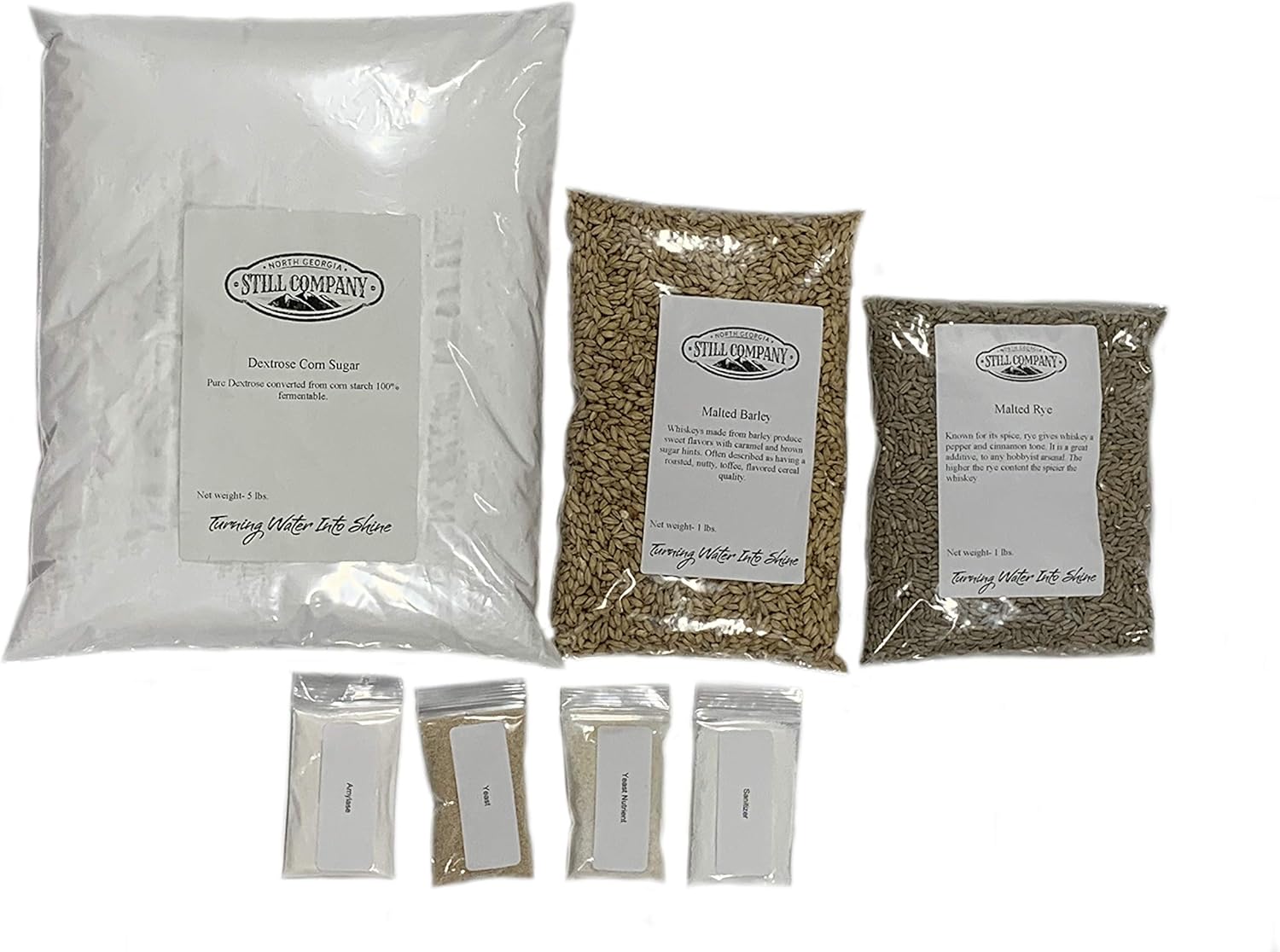 Amazon.com: North Georgia Still Company's Complete Malted Barley & Rye ...