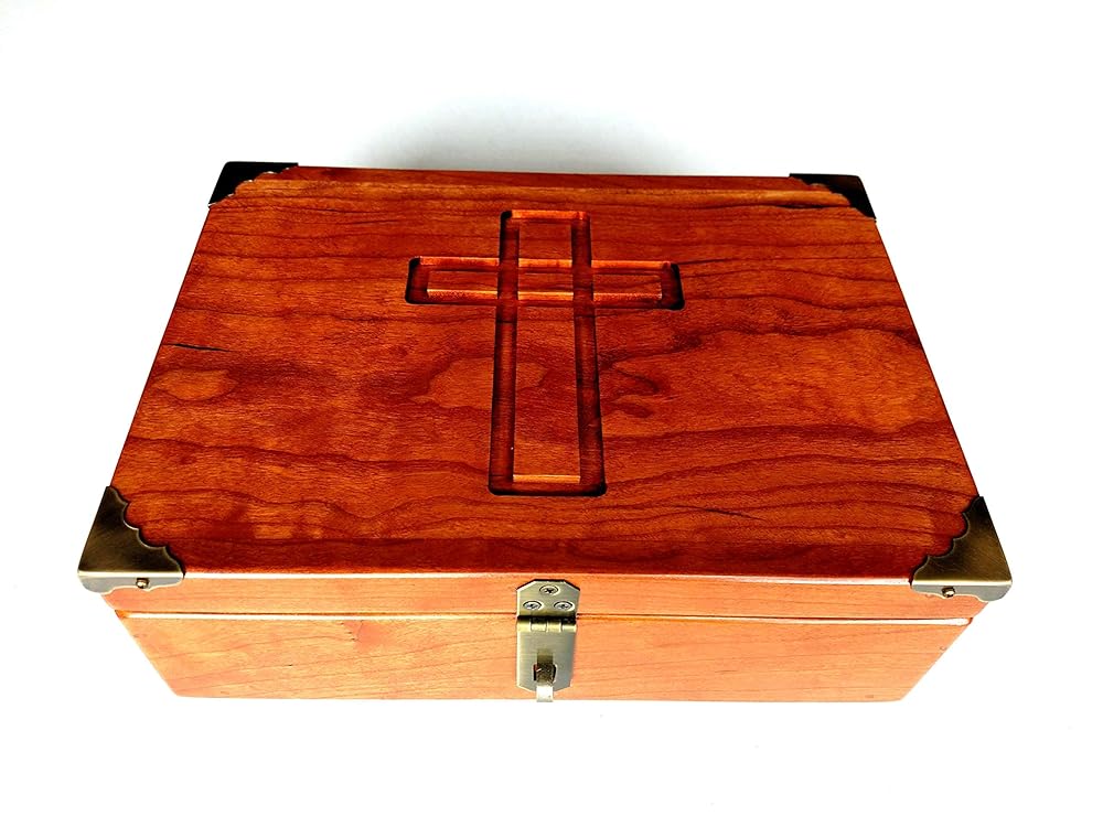 Amazon.com: Cherry Bible Box Book Box or Keepsake Box: Handmade