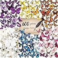 Butterfly Party Decorations 600pcs Butterfly Stickers Roll - 1.5 Inch ...