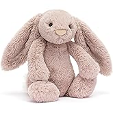 Amazon.com: Jellycat Bashful Christmas Bunny Stuffed Animal, Medium 12 inches - Rabbit & Bunny ...
