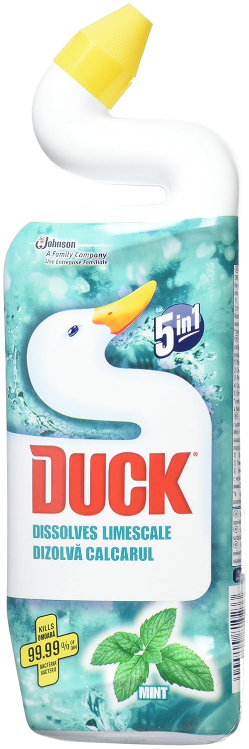 Duck Mint Liquid 5-in-1 Toilet Cleaner, 750 ml: Amazon.co.uk: Health ...