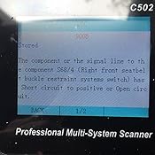 Creator C502 OBD2 Diagnostic Scanner Mercedes-Benz & Smart Check Engine ...