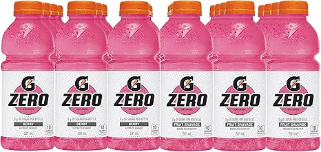 Gatorade Zero Berry Electrolyte Beverage, Berry, 591 milliliters ...