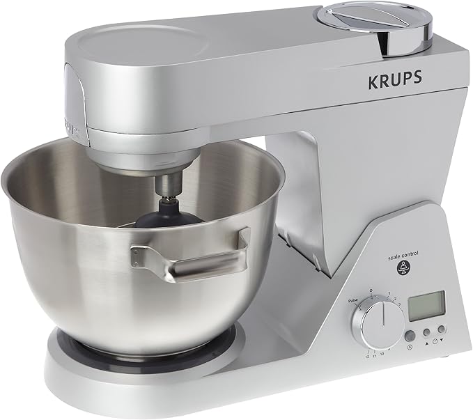 Krups YY8504FD Robot Kitchen Machine Bol Métal 5 L 12 Vitesses: Amazon ...