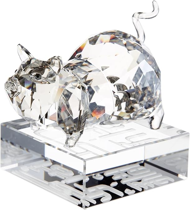Swarovski 1047431 'Pig' Crystal Figurine: Amazon.co.uk: Jewellery