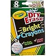 Amazon.com: Crayola Dry-Erase Bright Crayons, 8 count