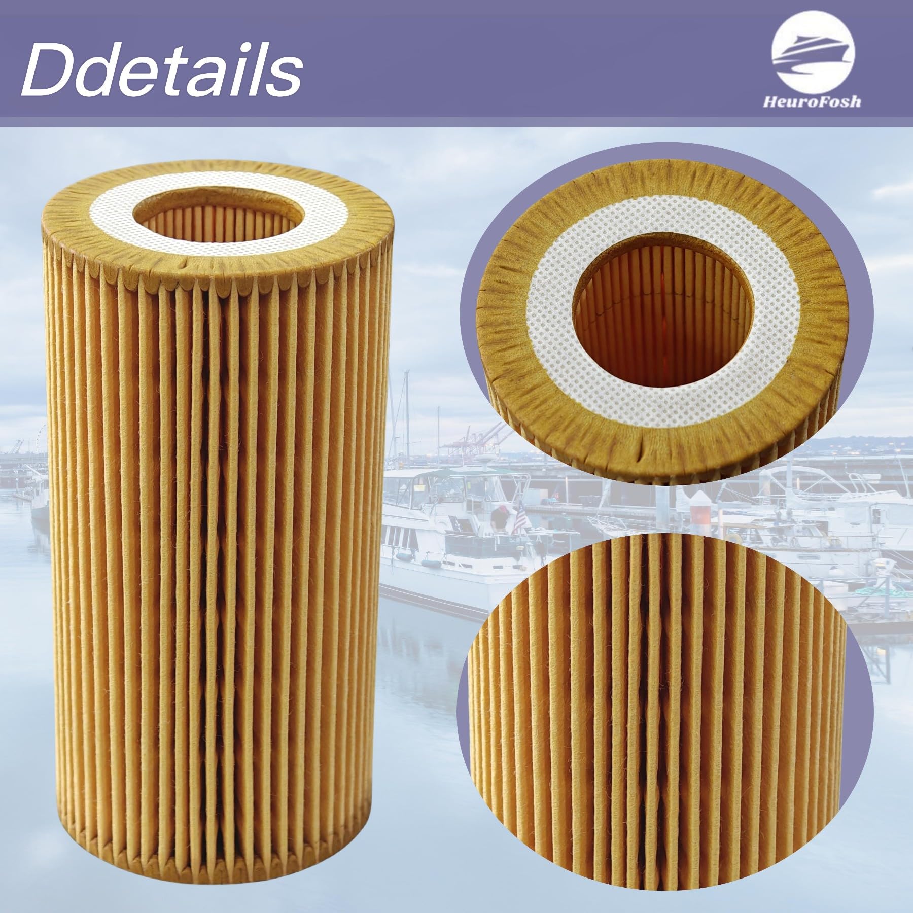 Mua HeuroFosh 8692305 Oil Filter Insert Element for Vo-lvo Penta 4.3 5. ...