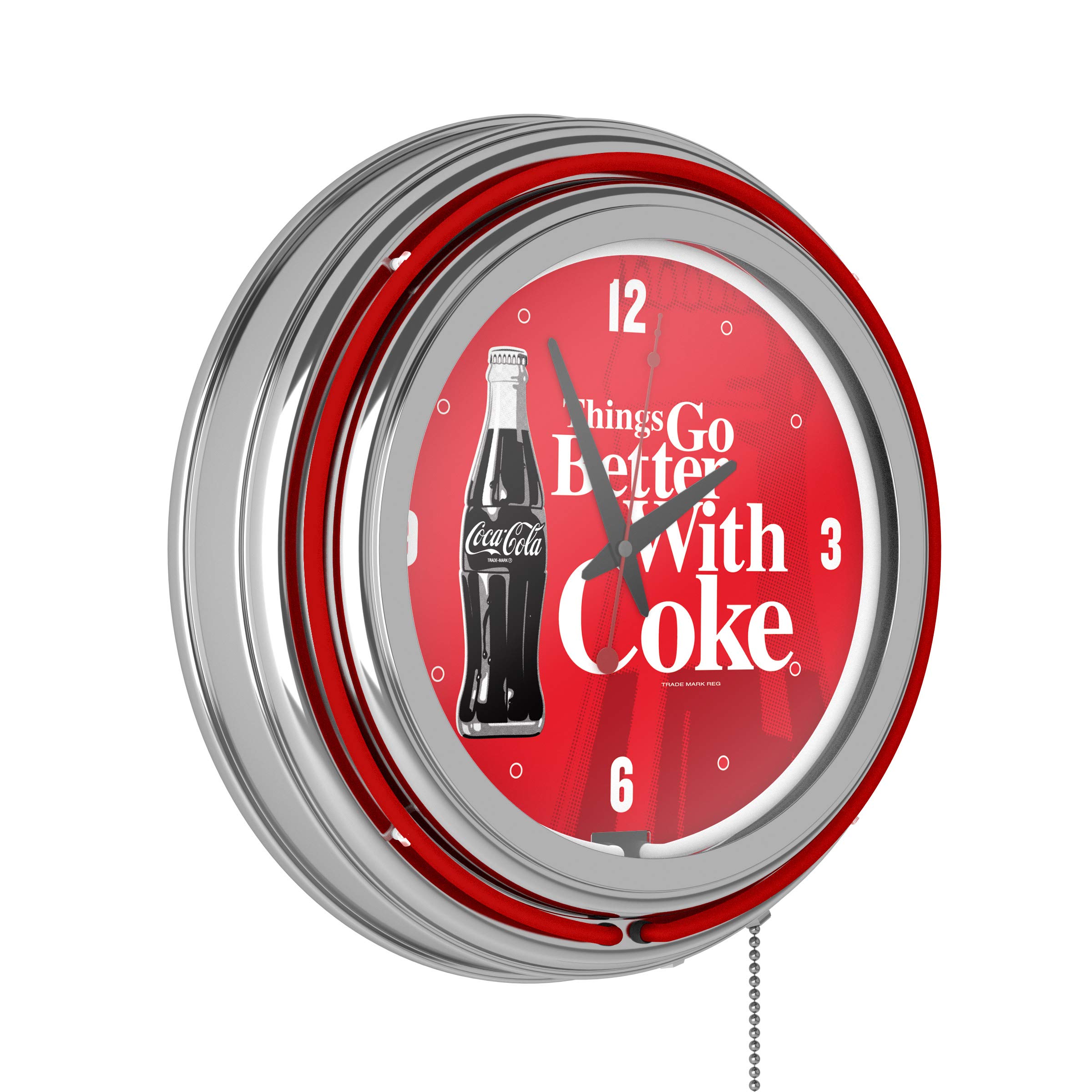 Mua Coca-Cola Neon Clock - Retro Things Go Better with Coke Bottle Art ...