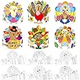 Amazon.com: Thanksgiving Coloring Activities Turkey Headbands Hats ...
