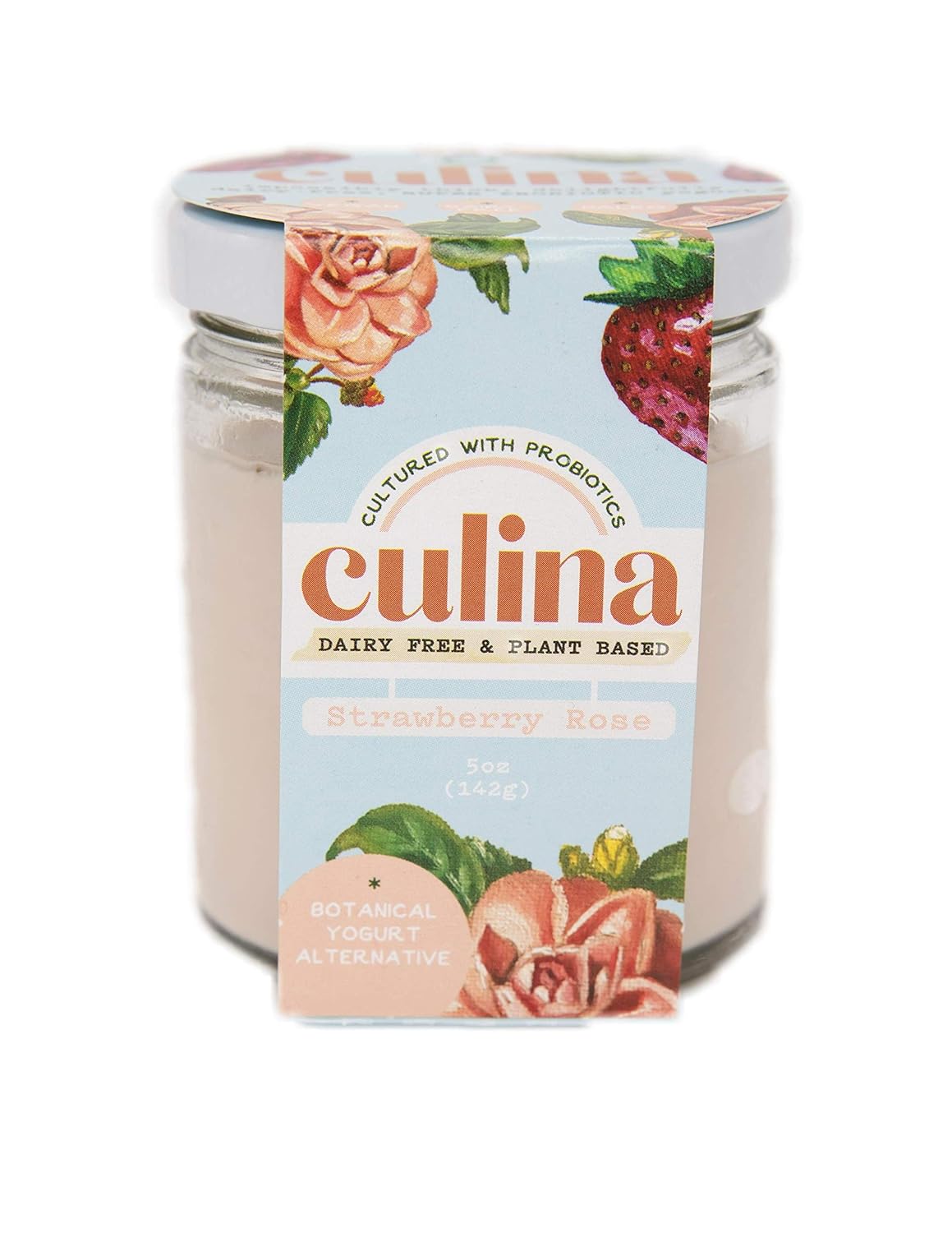 Culina Organic Dairy Free Coconut Yogurt Alternative, Strawberry Rose ...