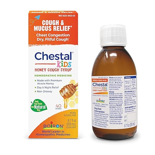 Boiron Chestal Honey Children's Cough Syrup for Nasal and Chest ...