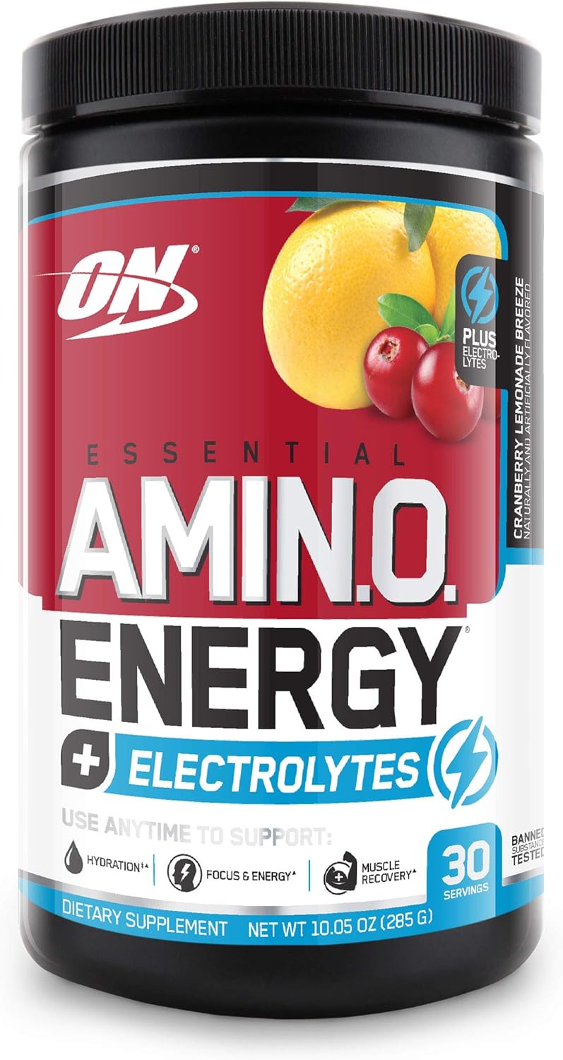 Optimum Nutrition Amino Energy – Pre Workout with Green Tea, BCAA ...