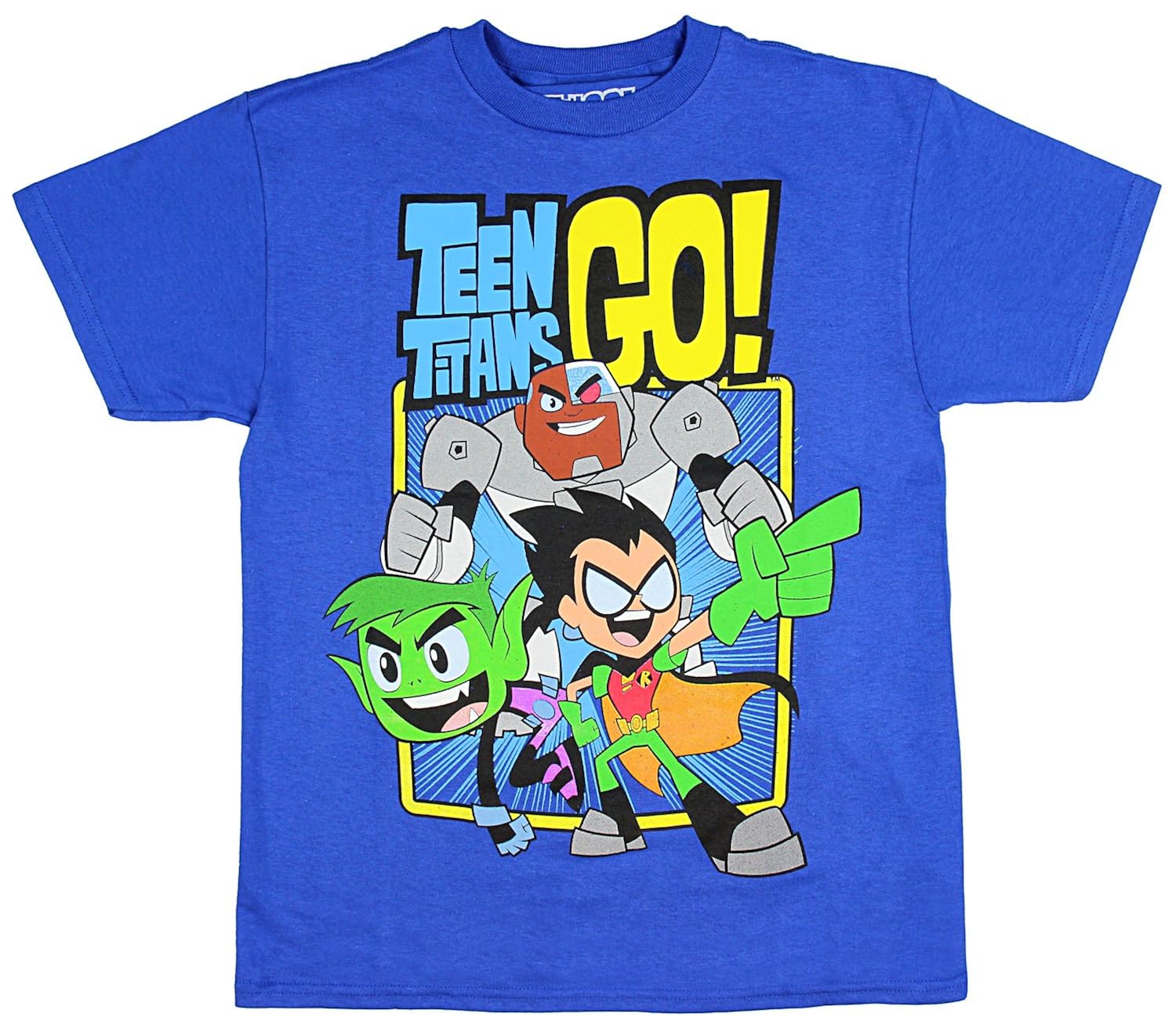 Teen Titans GO! Boys' Trio T-Shirt (X-Small) Royal Blue: Amazon.in ...