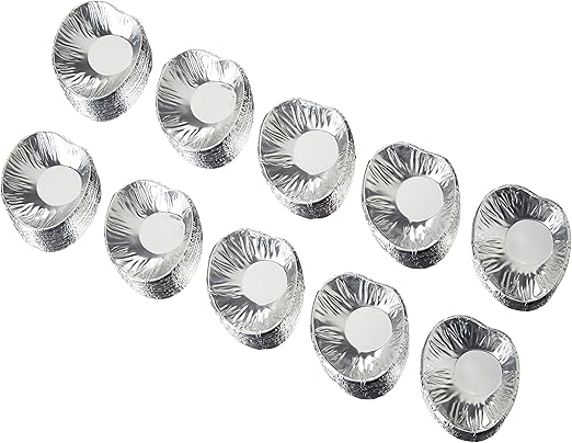 Amazon.com | Disposable Aluminum Foil -Large- Clam Food Shells Pack of ...