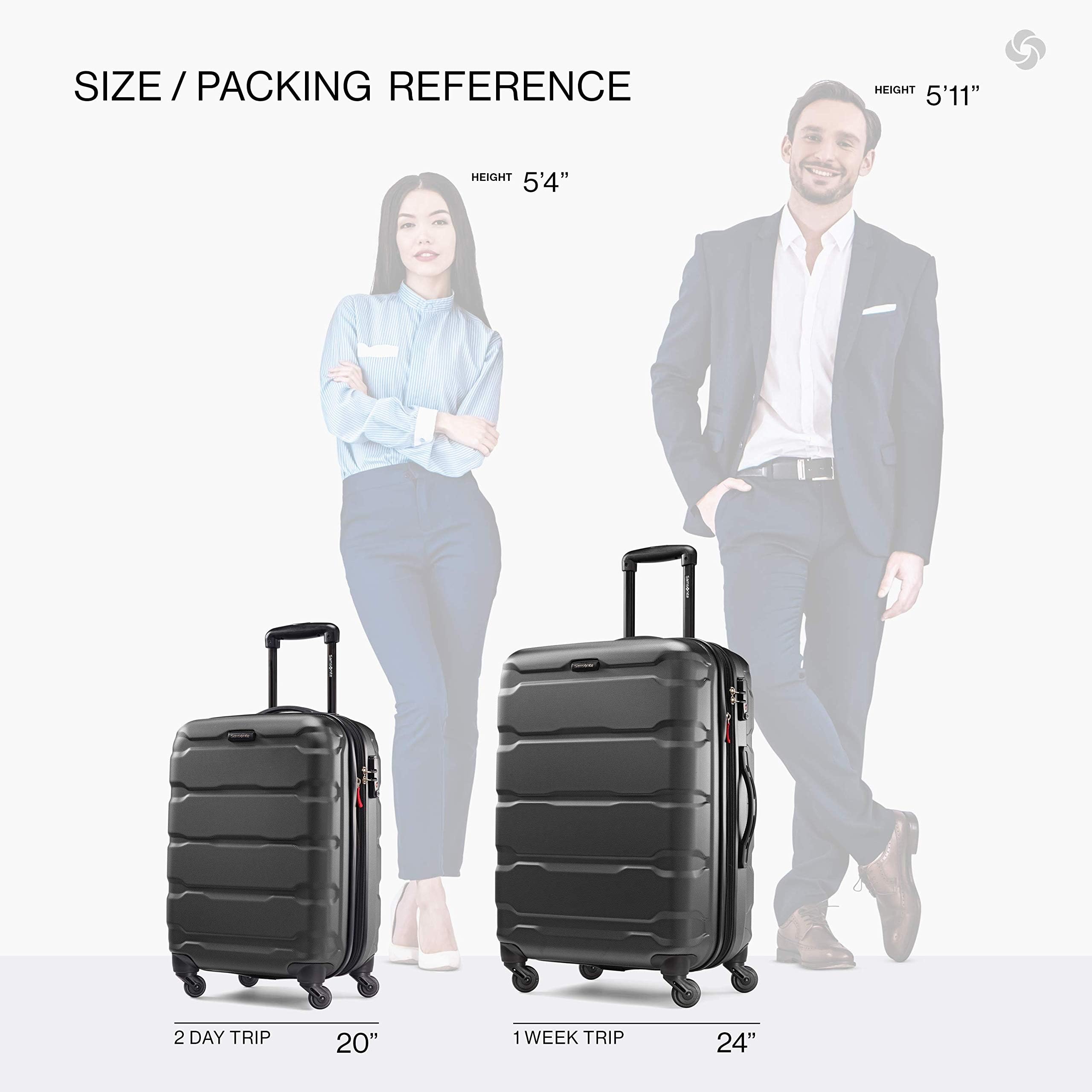 Mua Samsonite Omni PC Hardside Expandable Luggage with Spinner Wheels ...